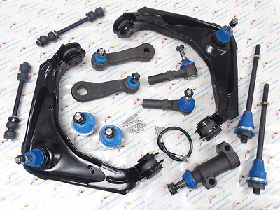 13PC Front Suspension Steering Kit For H2 Chev Silverado Sierra HD ...
