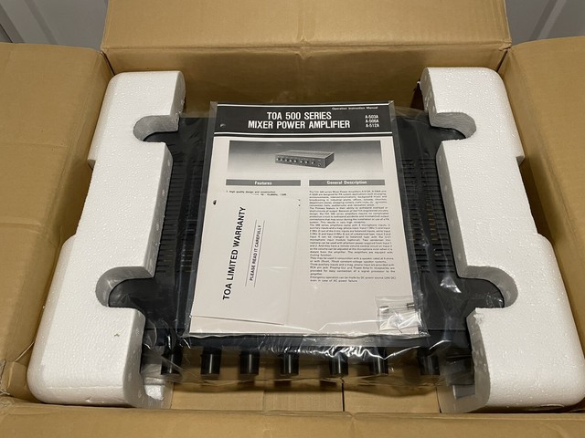 TOA A-506a 500 Series 60 Watt Amplifier 6 Channel for sale online | eBay