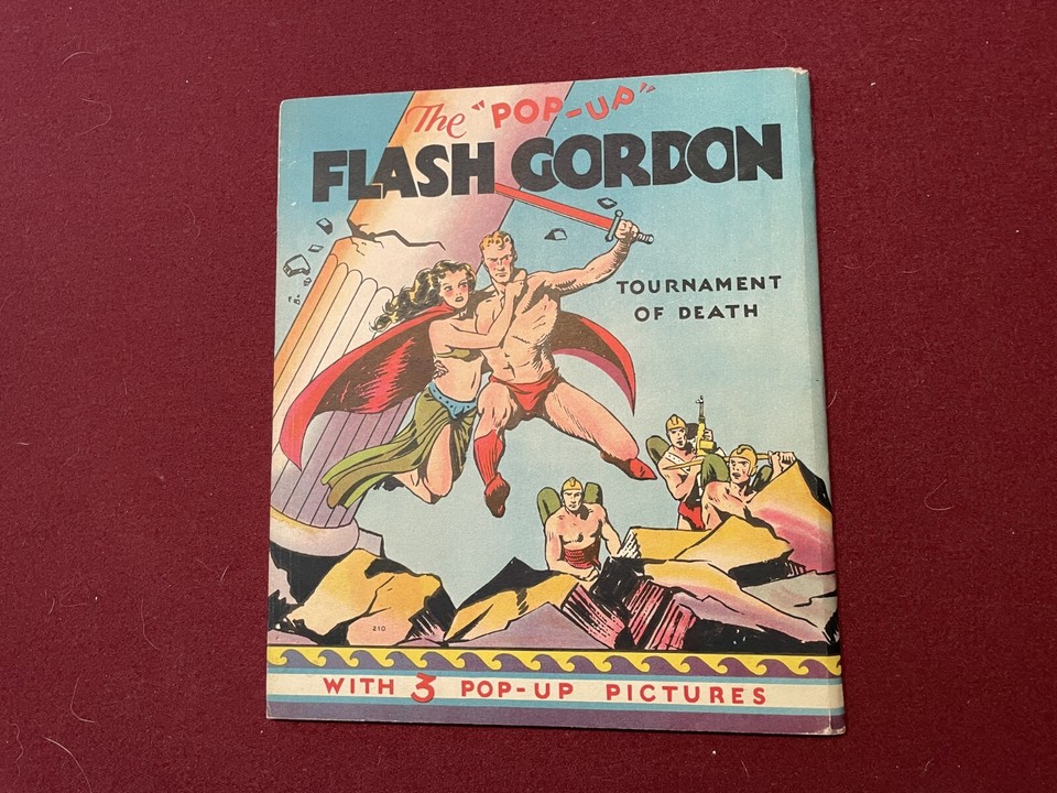 Flash Gordon Pop Up Book Tournament of Death #210 1935 BLB High Grade ...