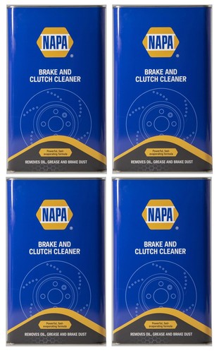 4x NAPA Brake and Clutch Cleaner Parts Degreaser 5L 5 Litre Container ...
