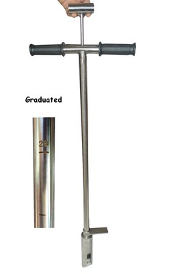 New 40 inch 304 Grade Steel Soil Sample Probe Soil Core Sampler with ...