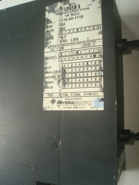 Universal UNS 1 FMS LRU 1K NCU P/N 1116-40-1116 for sale online | eBay