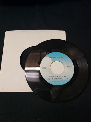 Kenneth Marotta Vinyl Record 45 RPM HAND IN HAND / ROCK & ROLL STAR | eBay