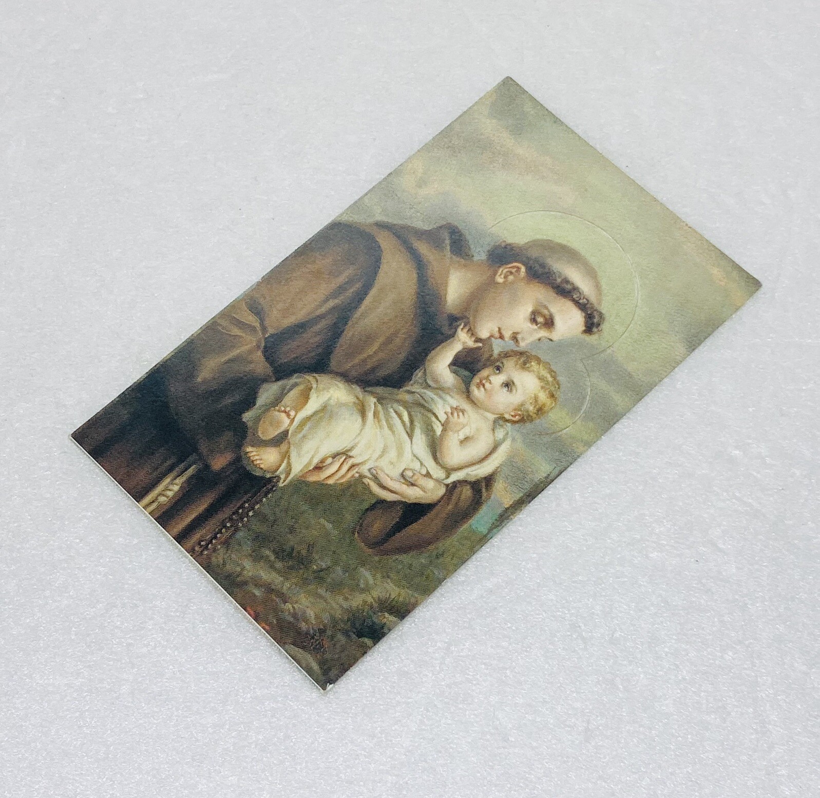 Vijtage Prayer To St. Anthony “Happy Feast Day” Icon Bookmark Picture ...