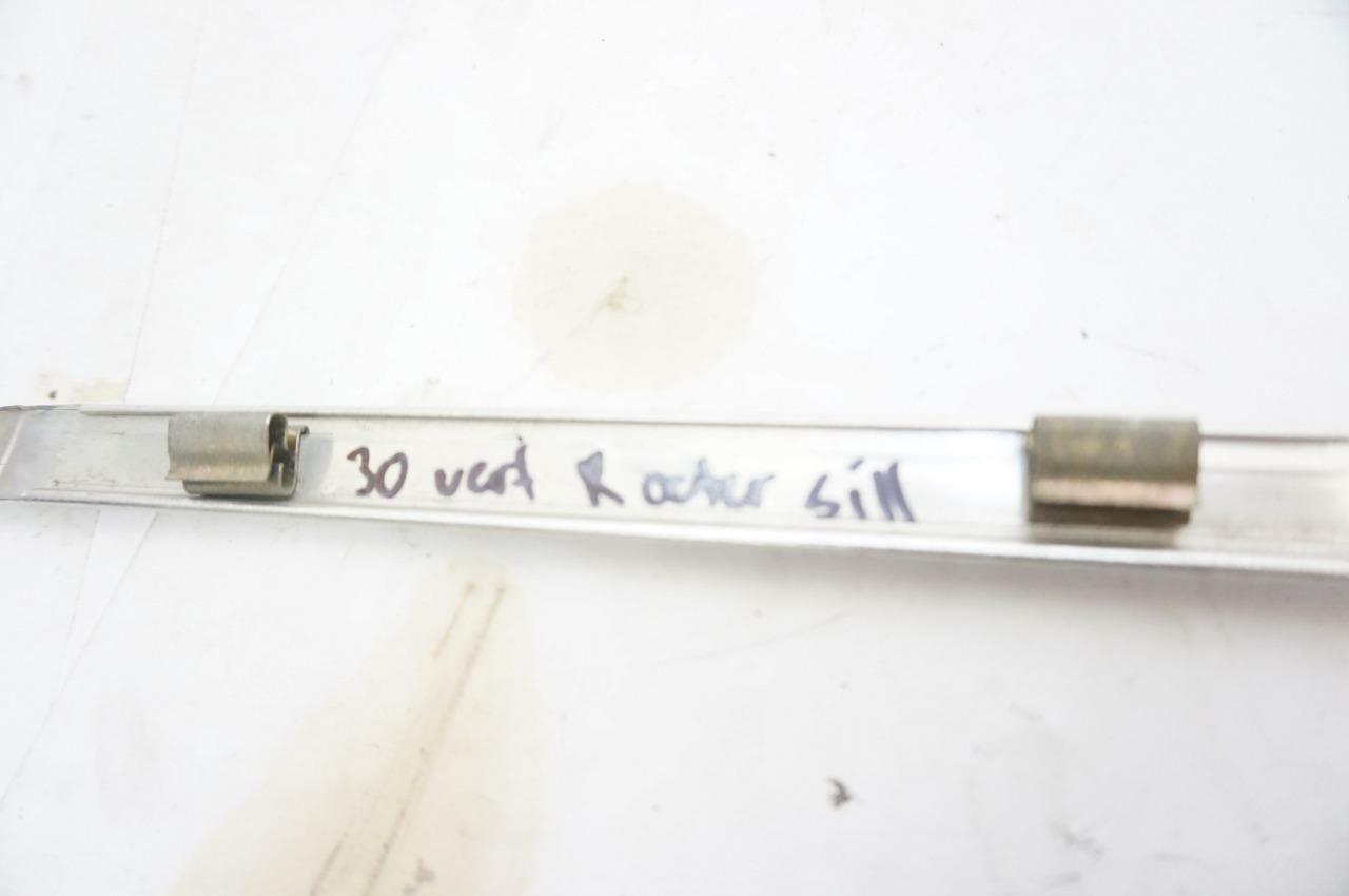 BMW E30 Convertible Front Right Outer Window Sill Chrome Moulding Trim ...