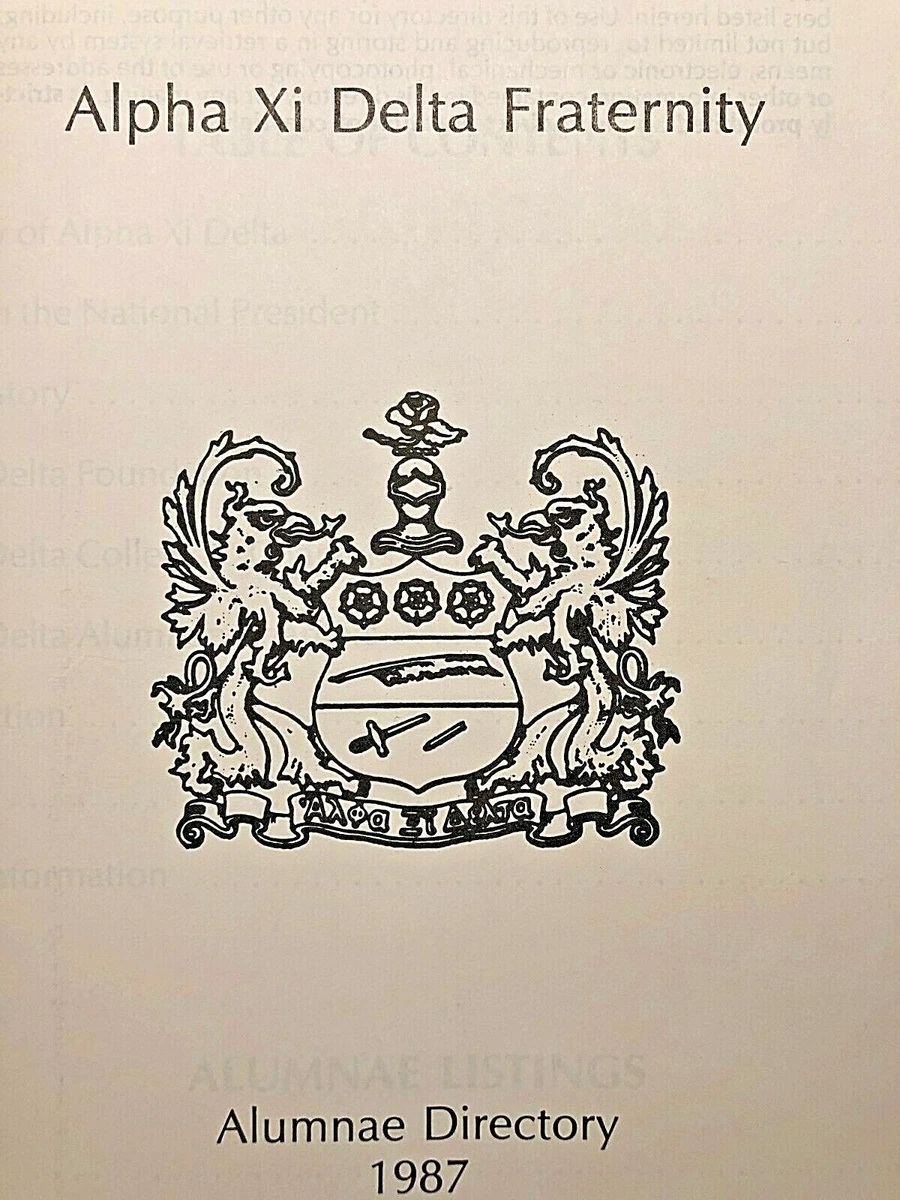 Alpha Xi Delta Crest