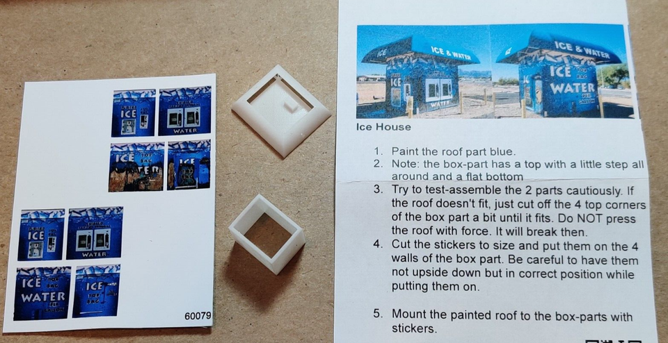 Ice House Kit N-scale 1:160 NEW | eBay