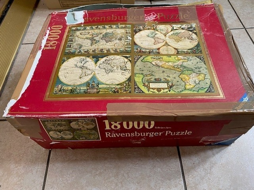 Ravensburger 18000 Piece Jigsaw Puzzle - HISTORICAL WORLD MAPS - used ...
