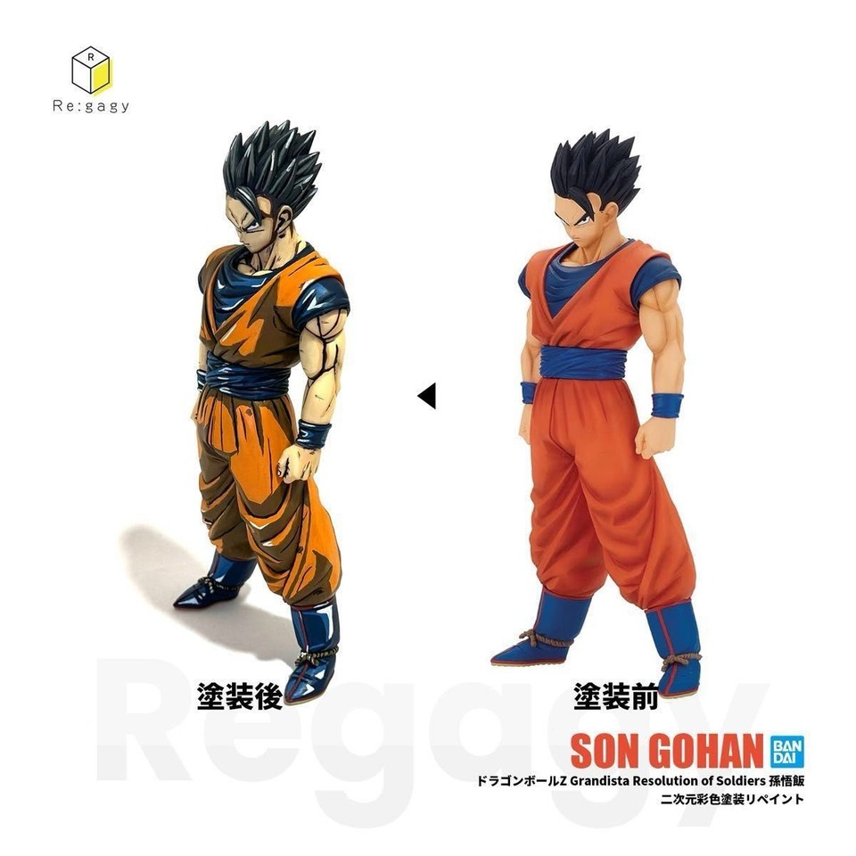 Dragon Ball Z Gohan 2D Coloring 2D Painting Repaint Figure Grandista | eBay