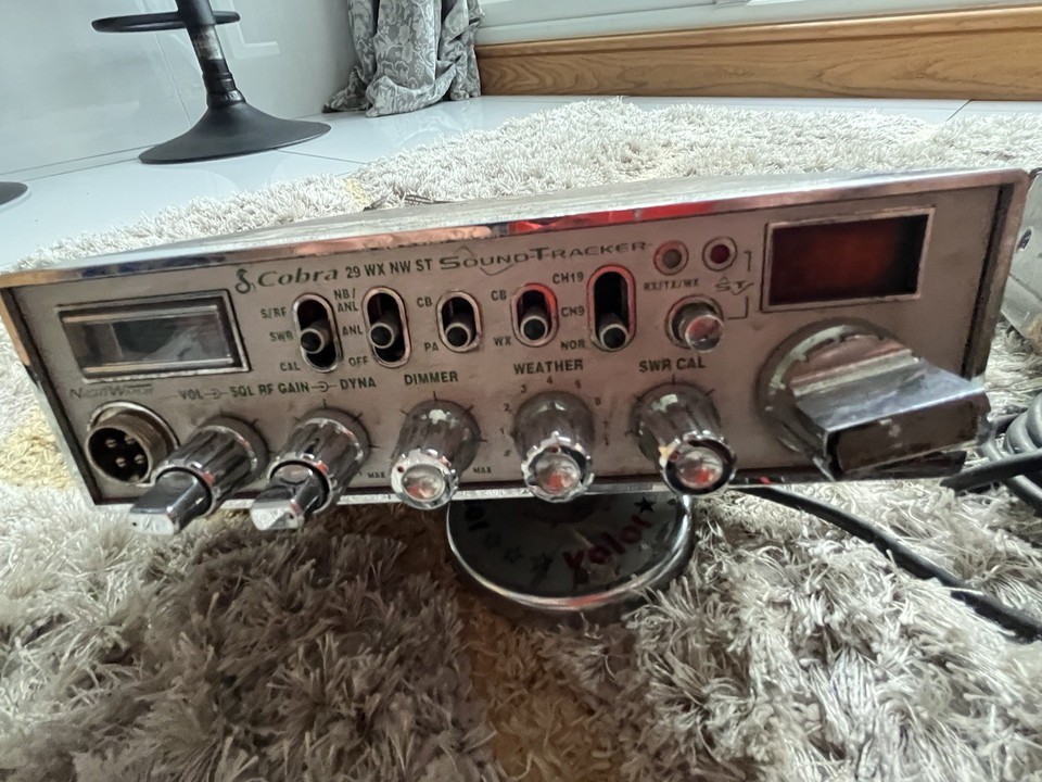 Cobra UK 29 LTD St Classic Car CB Radio Night Watch NO Power Lead OR ...