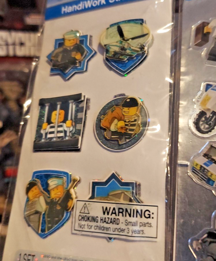 LEGO City Stickers Handiwork Stickers LOT puffy 2010 BRAND new ...