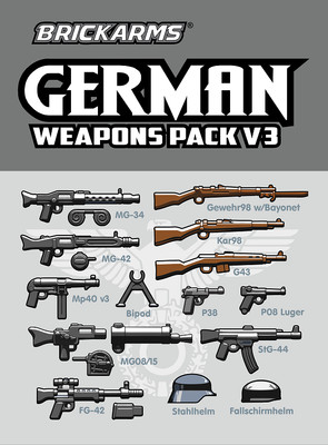 BrickArms German Weapons Set v3 Accessoire ultime pour les ...