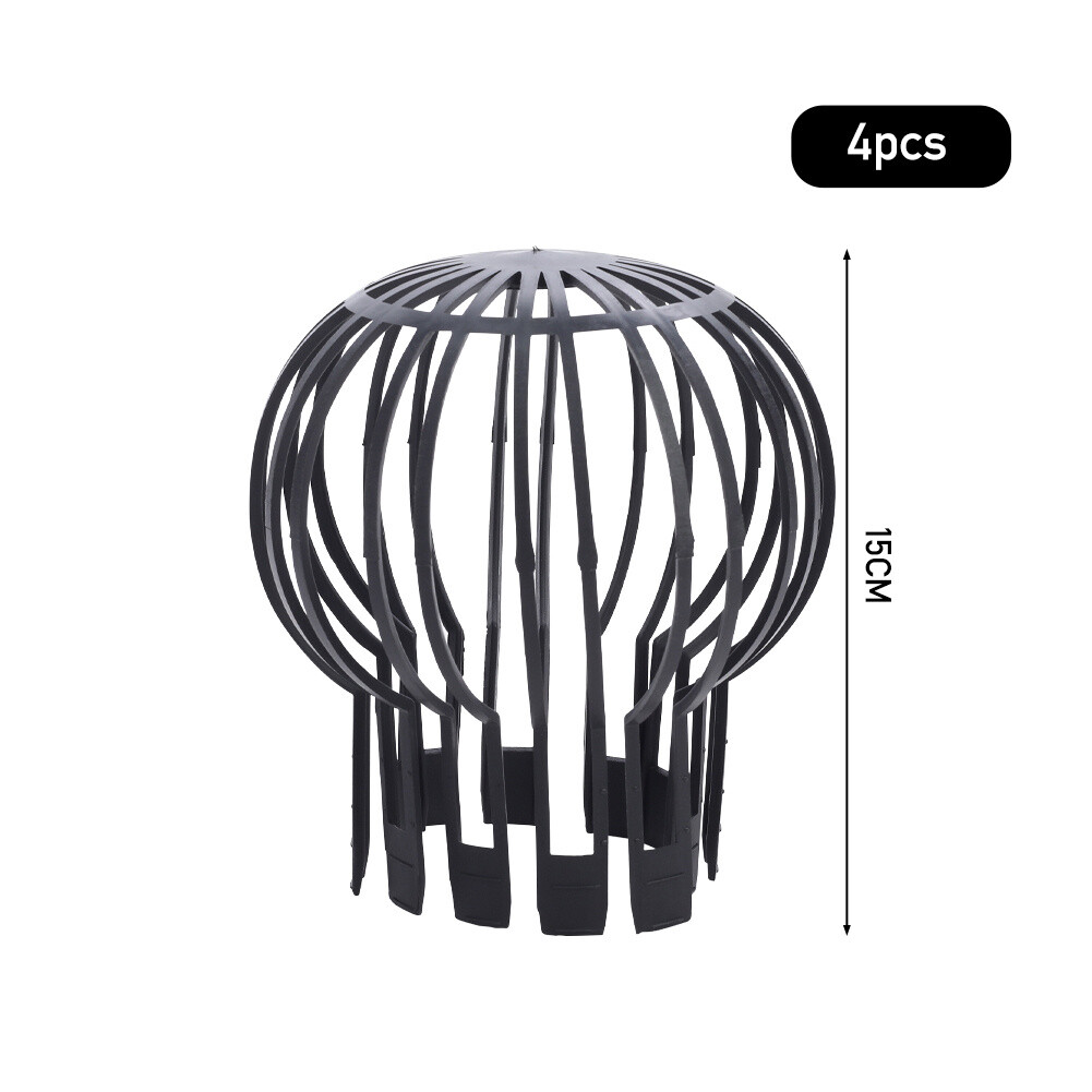 4PCS Gutter Balloon Guard Downpipe Filters Debris Down Pipe Leaf Cover ...