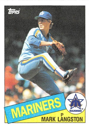 1985 Topps #625 Mark Langston RC Rookie Card Seattle Mariners 🔥⚾🔥 | eBay