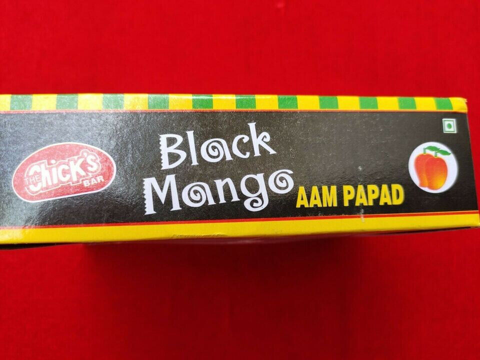Pack Of 4 Black Mango Aam Papad a food produc (29 pcs each box) + F/S ...