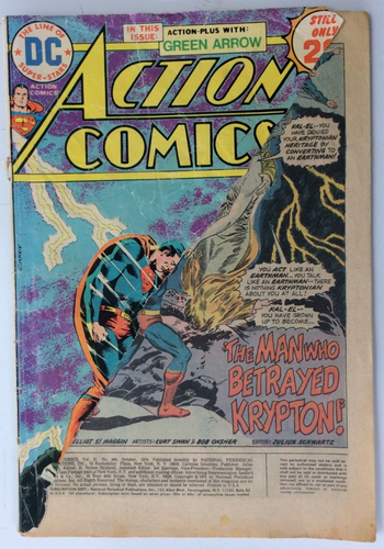 DC Action Comics #440 Oct 1974 Superman | eBay UK