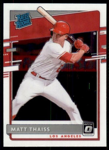 2020 Donruss Optic Rated Rookies #60 Matt Thaiss - Los Angeles Angels ...