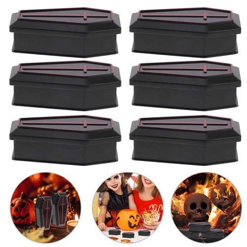 8pcs Mini Coffin Boxes Miniature Coffin Boxes Halloween Tiny Coffin ...