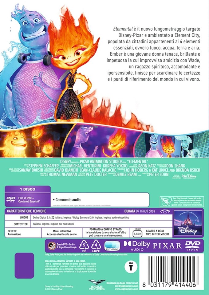 Elemental - Dvd (DVD) (UK IMPORT) | eBay