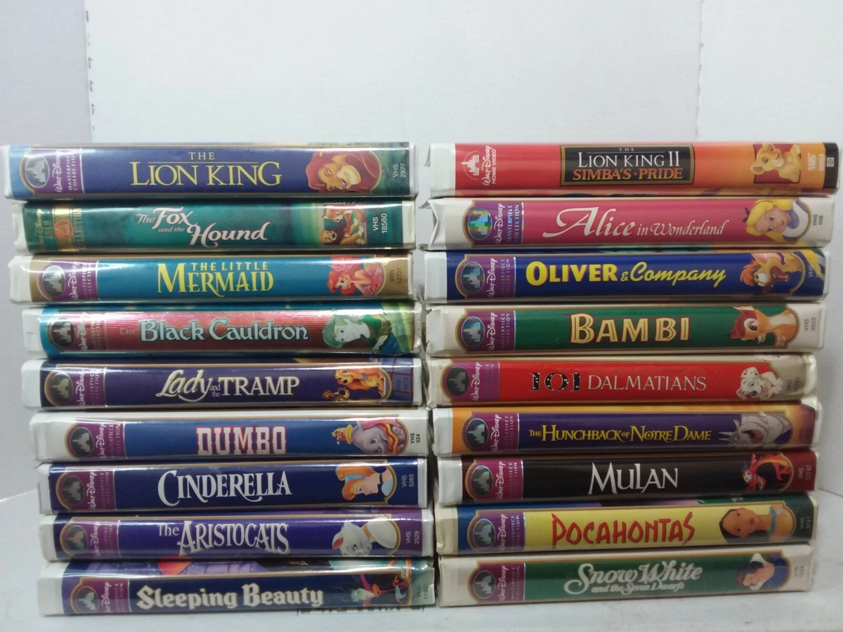 Disney (18 VHS) Classics lot! www.np.gov.lk