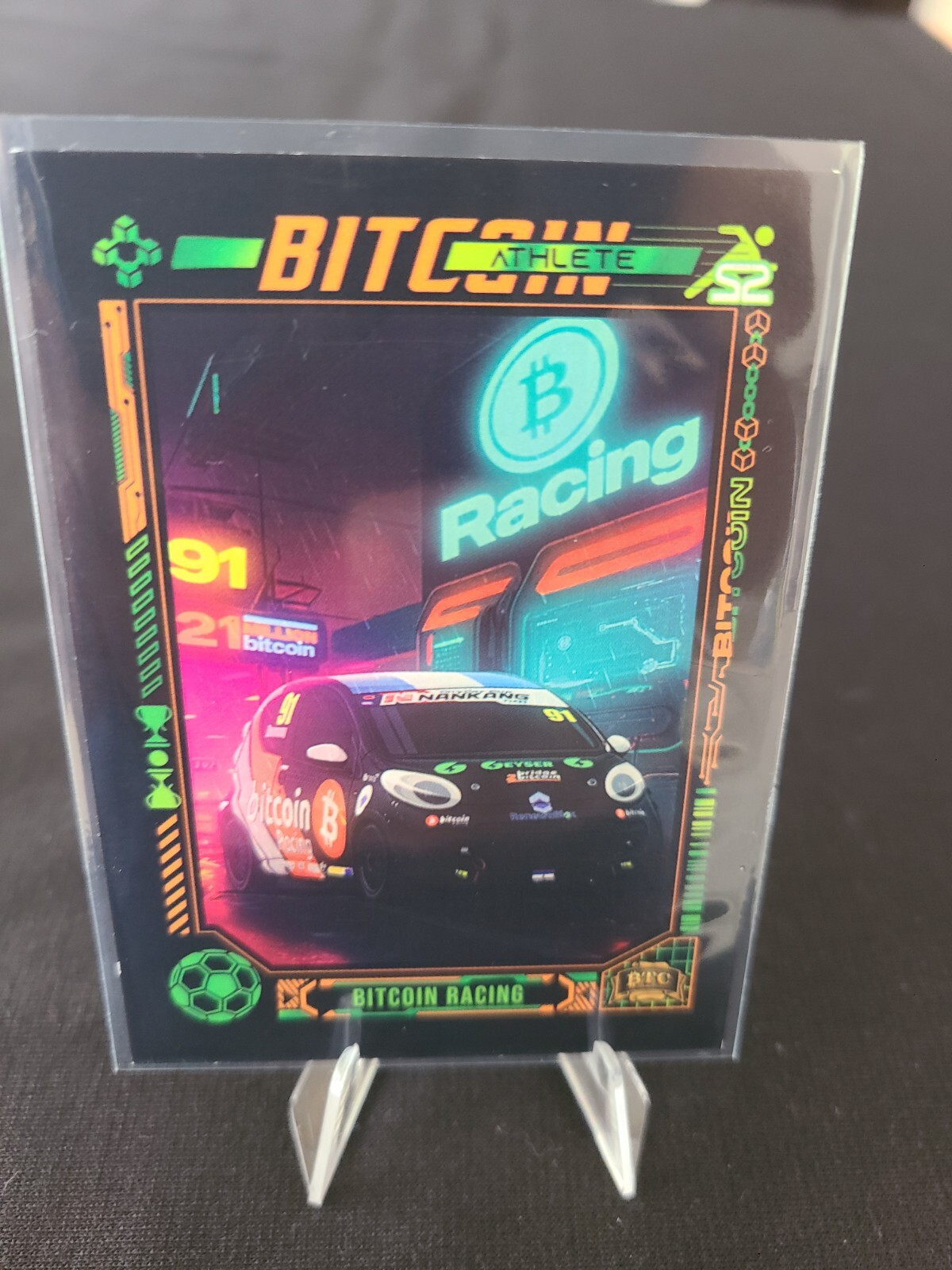 BTC Bitcoin Trading Cards Fud Busters #39 BITCOIN RACING | eBay