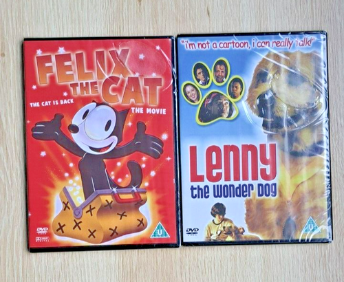 Kids Films - 2 DVDs - Felix the Cat & Lenny the Wonder Dog. New/Sealed ...