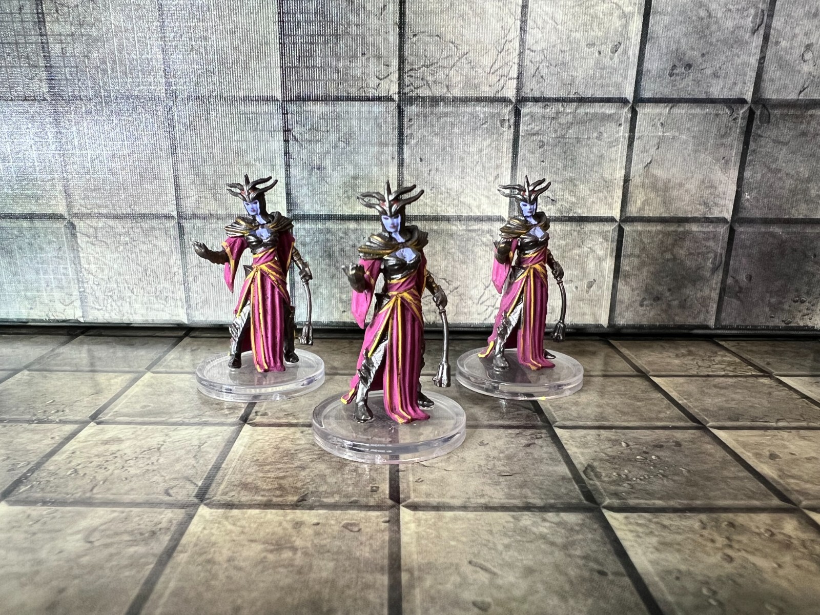 3x Drow Priestess Darklands Rising # 21 Pathfinder Dungeons & Dragons ...
