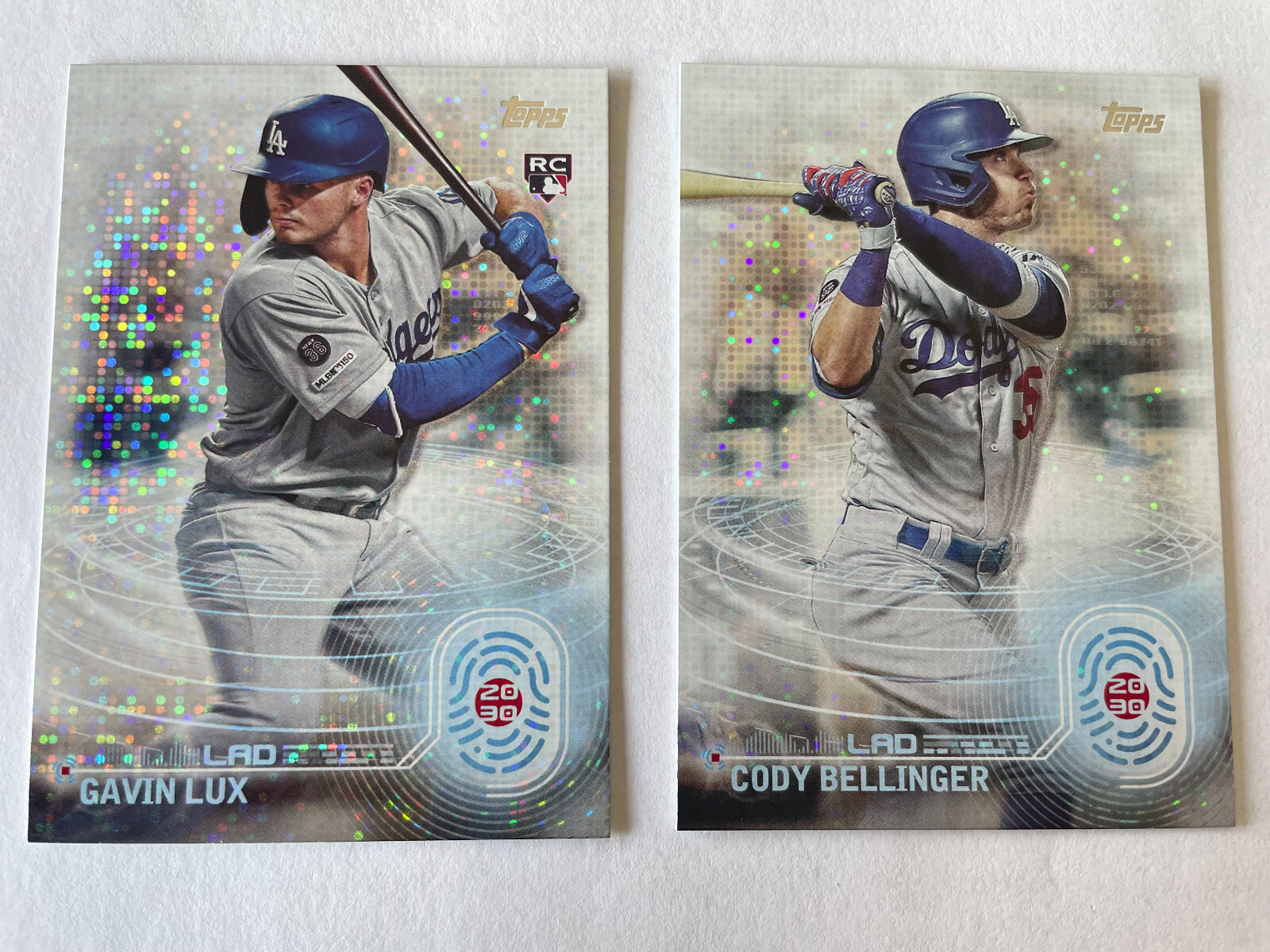 (2) Topps 2020 T-2030 Inserts - Gavin Lux RC Cody Bellinger Dodgers | eBay