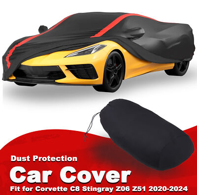 Indoor Car Cover Protection For Corvette C8 Stingray Z06 Z51 2020-2024 ...