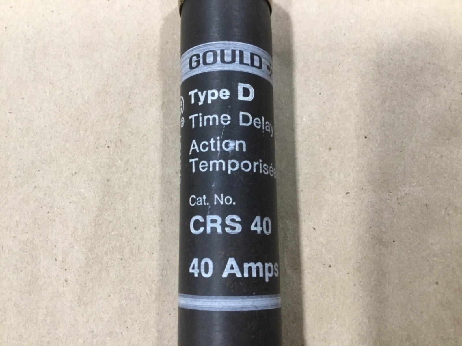 Lot Of 3 Gould Shawmut CRS40 Fuses 40A 600V Fuse Time Delay #20F66 | eBay