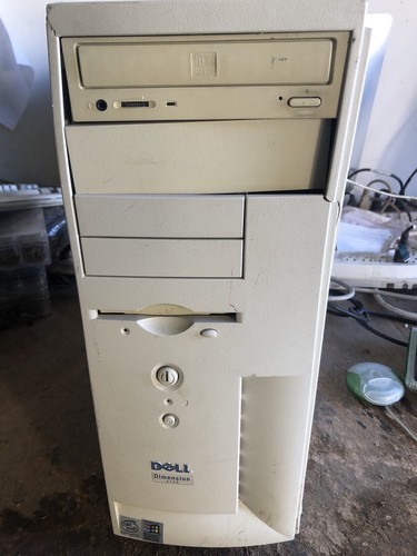 VINTAGE DELL DIMENSION 4100 PENTIUM 733MHZ DESKTOP COMPUTER | eBay