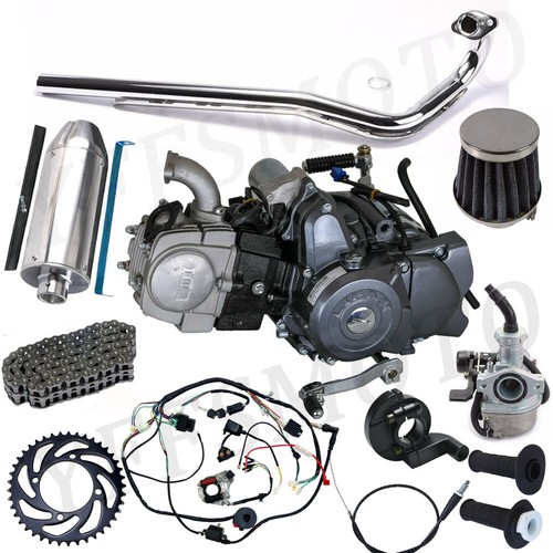 Lifan 125cc Engine Motor Kit Semi Auto Assembly for ATC70 Motorcycle ...