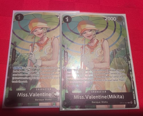 Miss. Valentine OP14 R The Azure Sea's Seven One Piece Dash Pack Promo ...