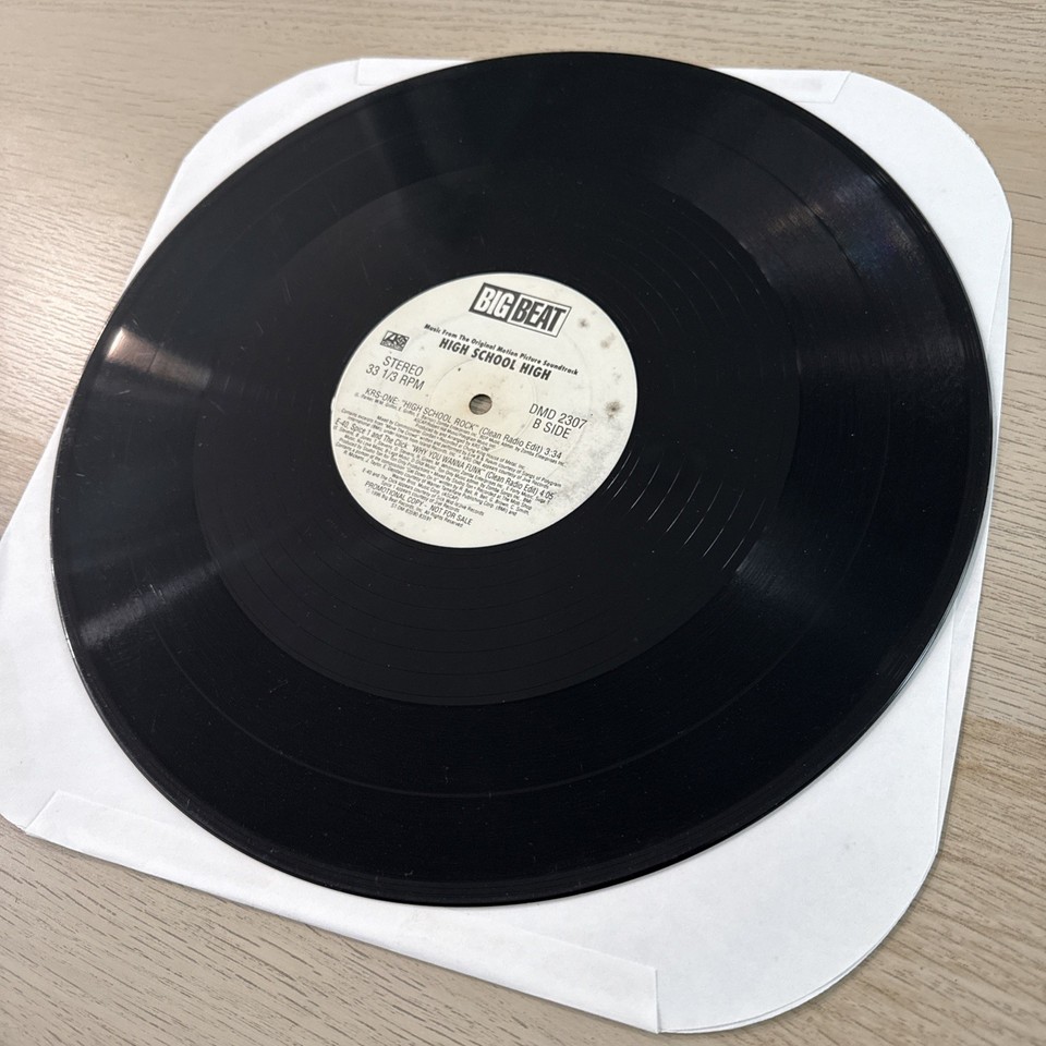 HIGH SCHOOL HIGH SOUNDTRACK VINYL LP 1996 PROMO WU-TANG BIG BEAT RECORD ...