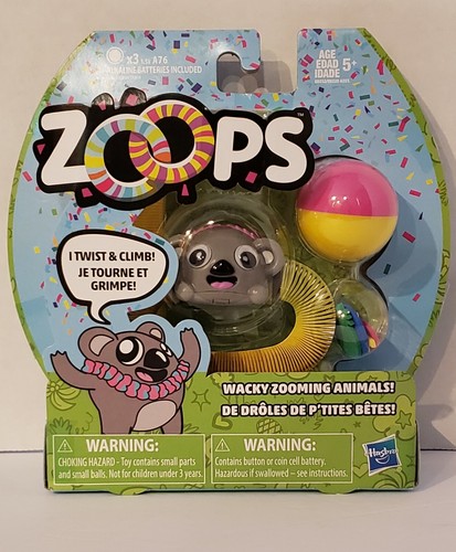 HASBRO Zoops Electronic Twisting Zooming Climbing Luau KOALA Toy Pet ...