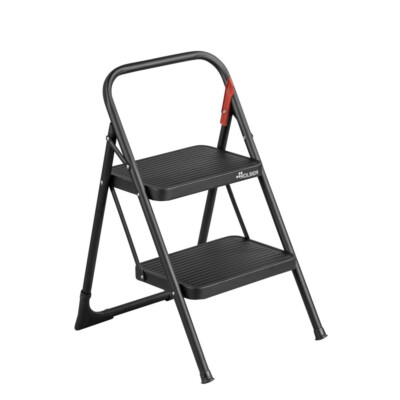 Rolser Folding Two-Step Locking Foot/Step Household Stool/Ladder 95.5x6 ...