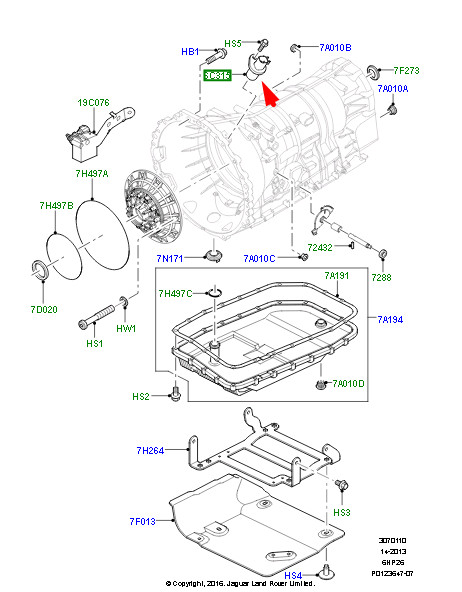 Land Rover NSC500160 Genuine OEM Factory Original Crankshaft Position ...