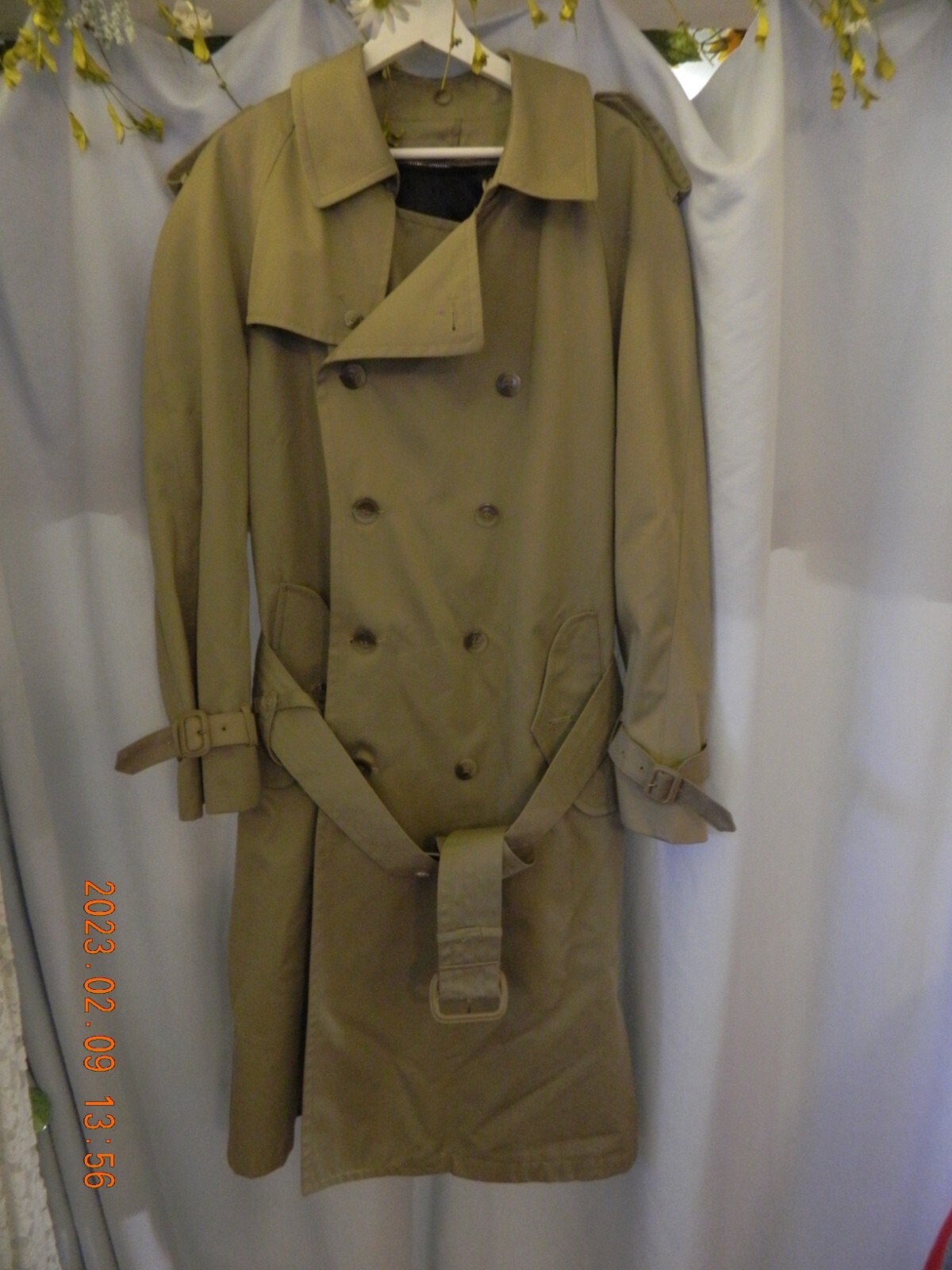 Long Tan Lined Men's Trench Coat by LONDON TOWNE - Gem