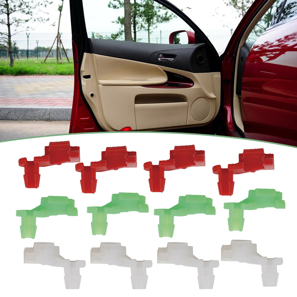 24PCS Car Door Round head Lock 5mm Rod Clip Retainers Nylon Rivets Push ...