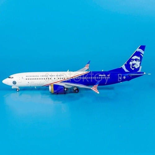 1:200 GeminiJets Alaska Airline Plane B737 MAX 8 N806AK Diecast ...