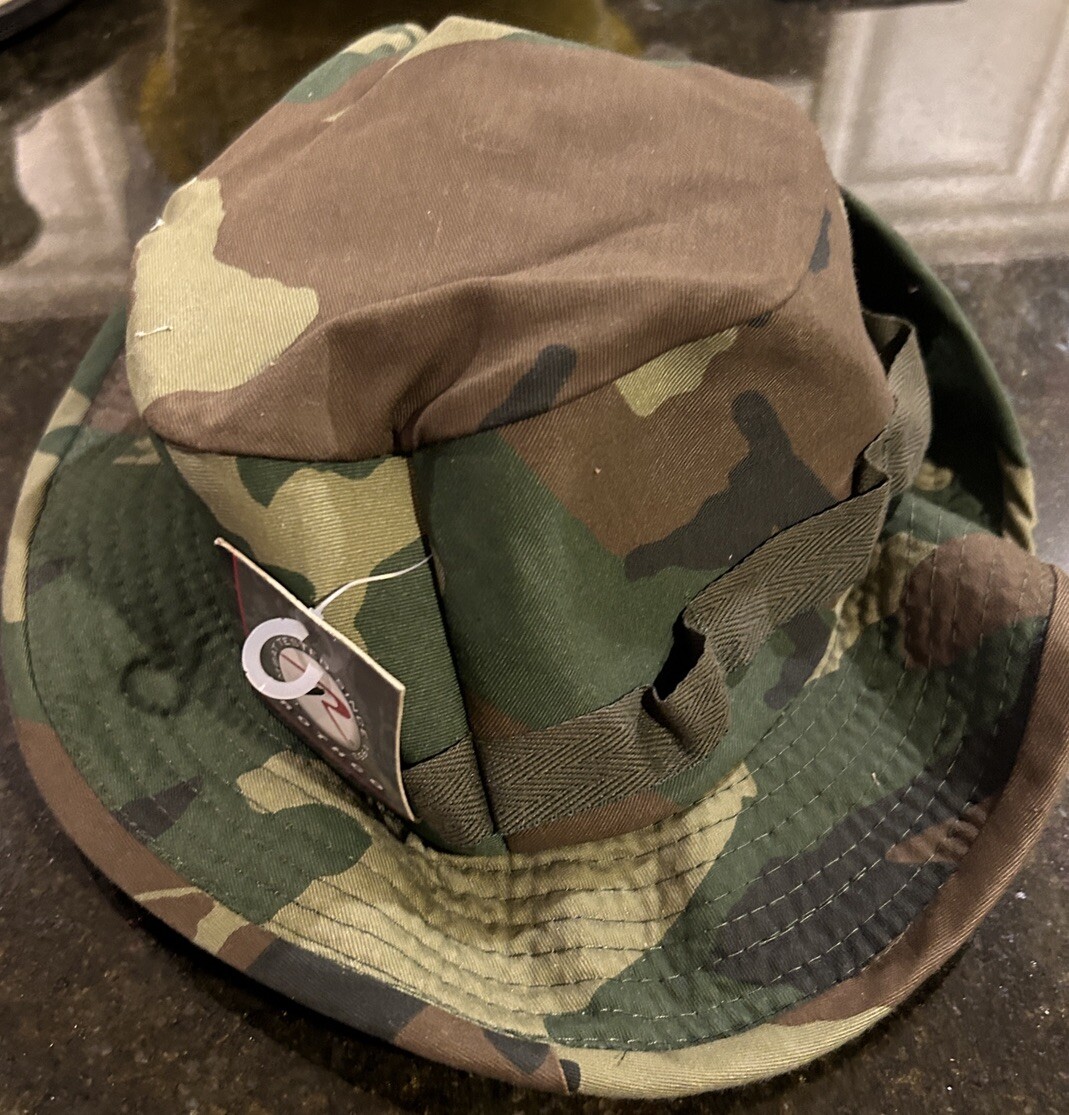 Military Bucket Hat Sun Hot Weather Type II Jungle Camo Camouflage BDU ...