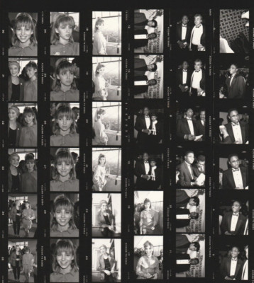 Contact Photo Sheet & Negatives Debbie Gibson Malcolm Jamal Warner Judy ...