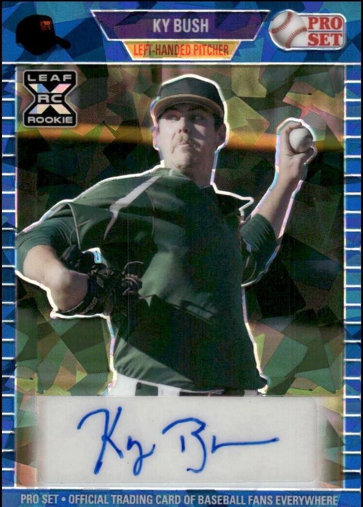 2021 Leaf Pro Set Metal - 1989 Pro Set Autographs Ky Bush #PA-KB1 Blue ...