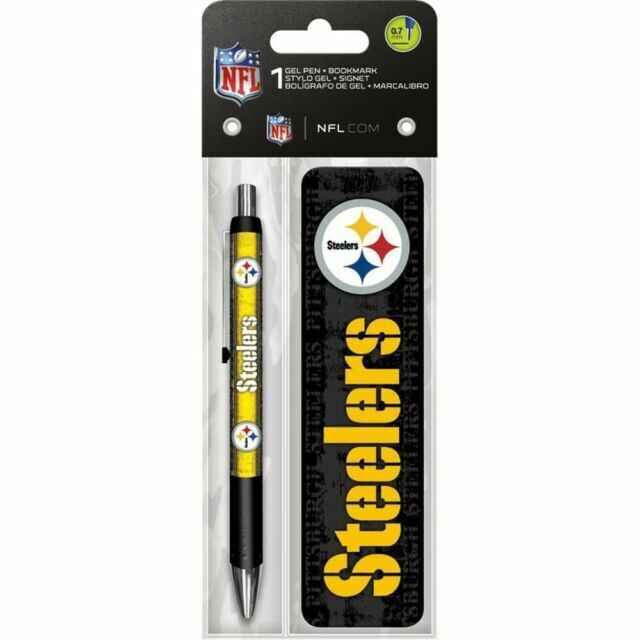 Pittsburgh Steelers GEL Pen and Logo Bookmark Ink Works for sale online ...