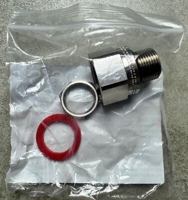 PEPPERS AR1BFK1/NP/M20/M25 N.P Brass Adaptor Ex M20 Male to M25 Female ...