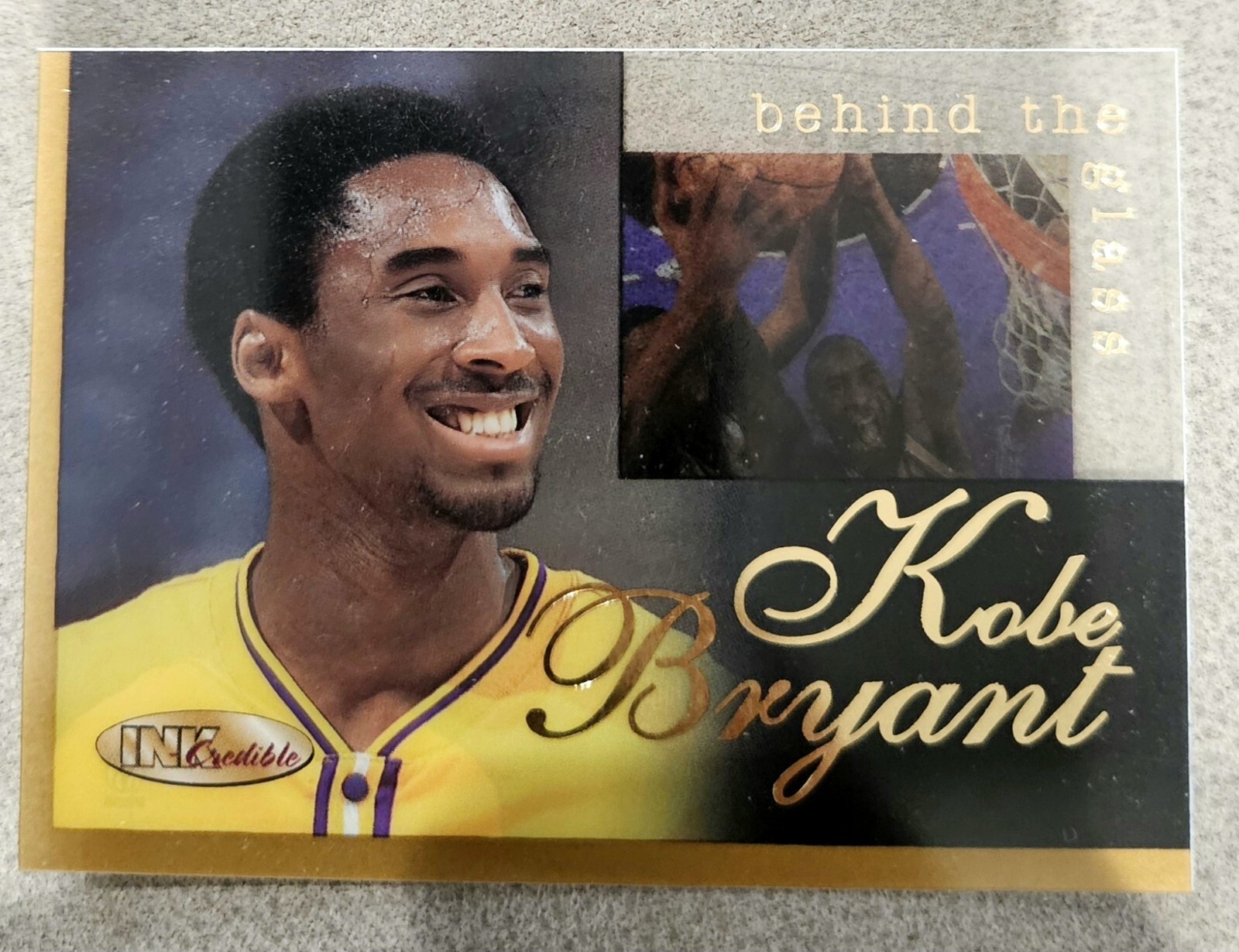 1997 Inkredible Behind the Glass - Gold #BG15 Kobe Bryant for sale ...