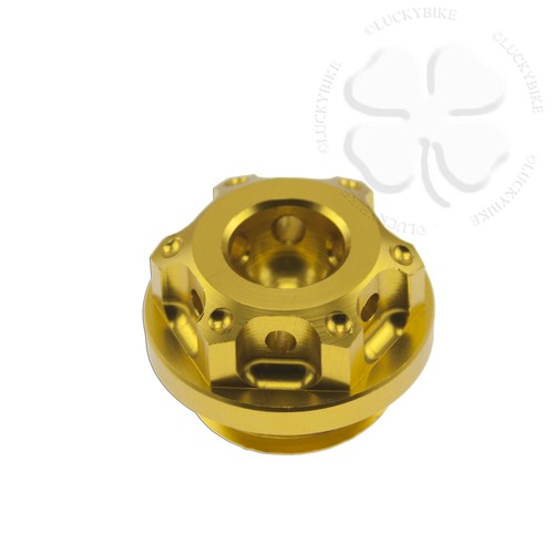 CNC GP Engine Oil Cap Gold For Yamaha YZF R6 R1 Seal CNC Aluminum ...