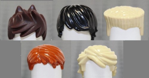 ☀NEW LEGO 5 NINJAGO Minifigure HAIR COLE, JAY, KAI, LLOYD, ZANE Ninja ...