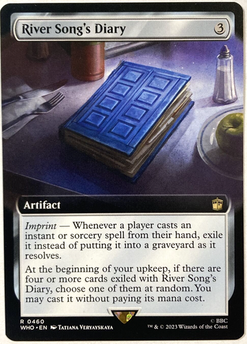 MTG River Song's Diary *EXTENDED ART* Doctor Who 460 NM | eBay