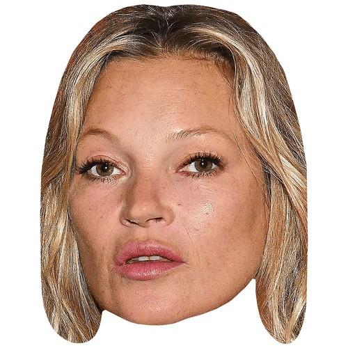 Kate Moss (Blonde) Celebrity Mask, Flat Card Face | eBay